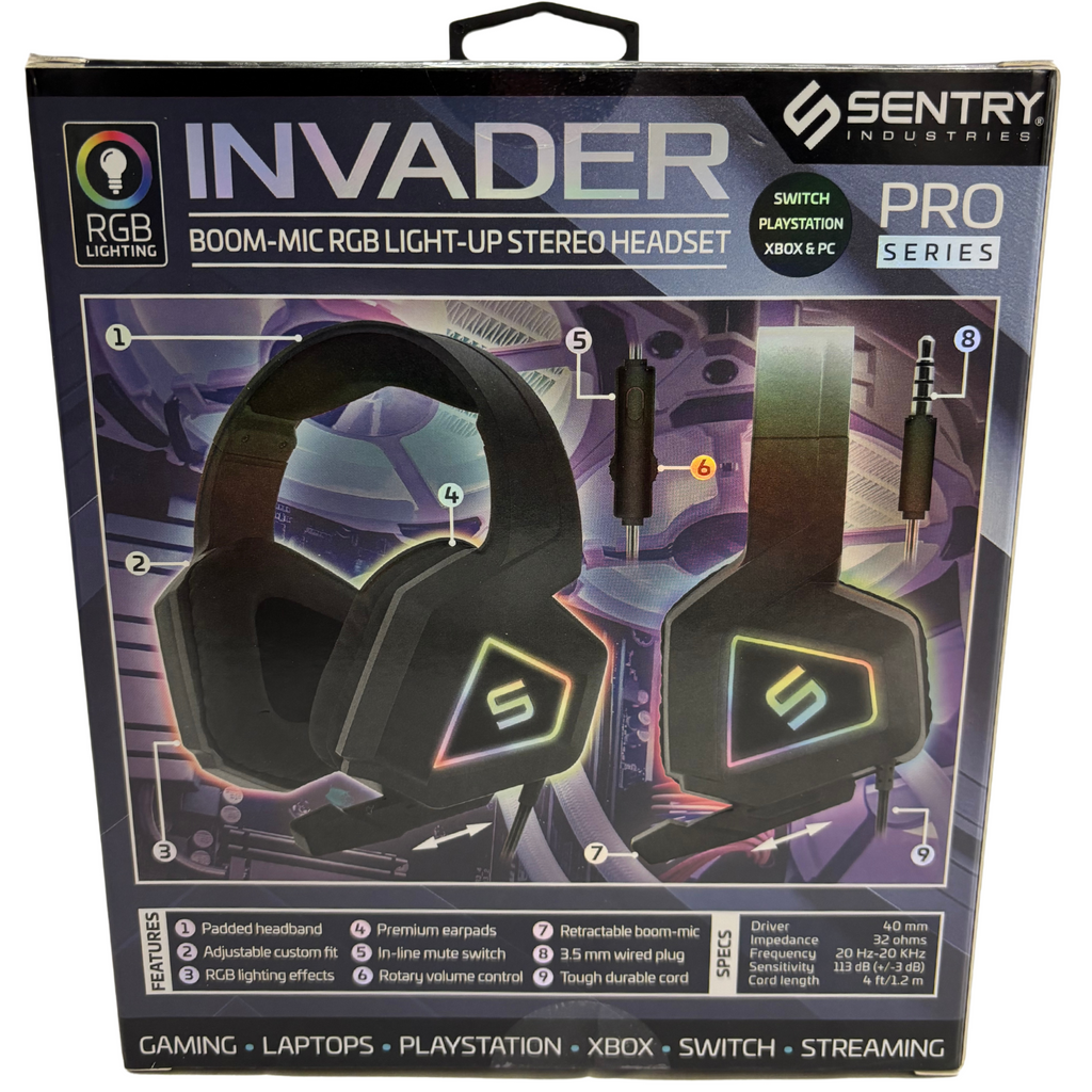 GX275 Sentry Invader Gaming Headphones — M&M Merchandisers