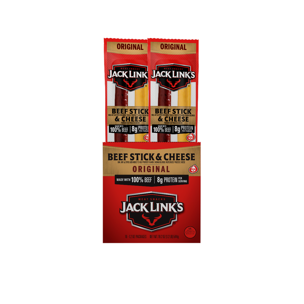 00139 Jack Links Combo Cheese - Beef Stick Combo 16 pcs Counter Displa ...