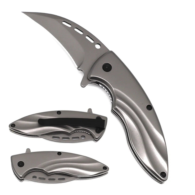 KS3971GY Spring Assisted Karambit Knife — M&M Merchandisers