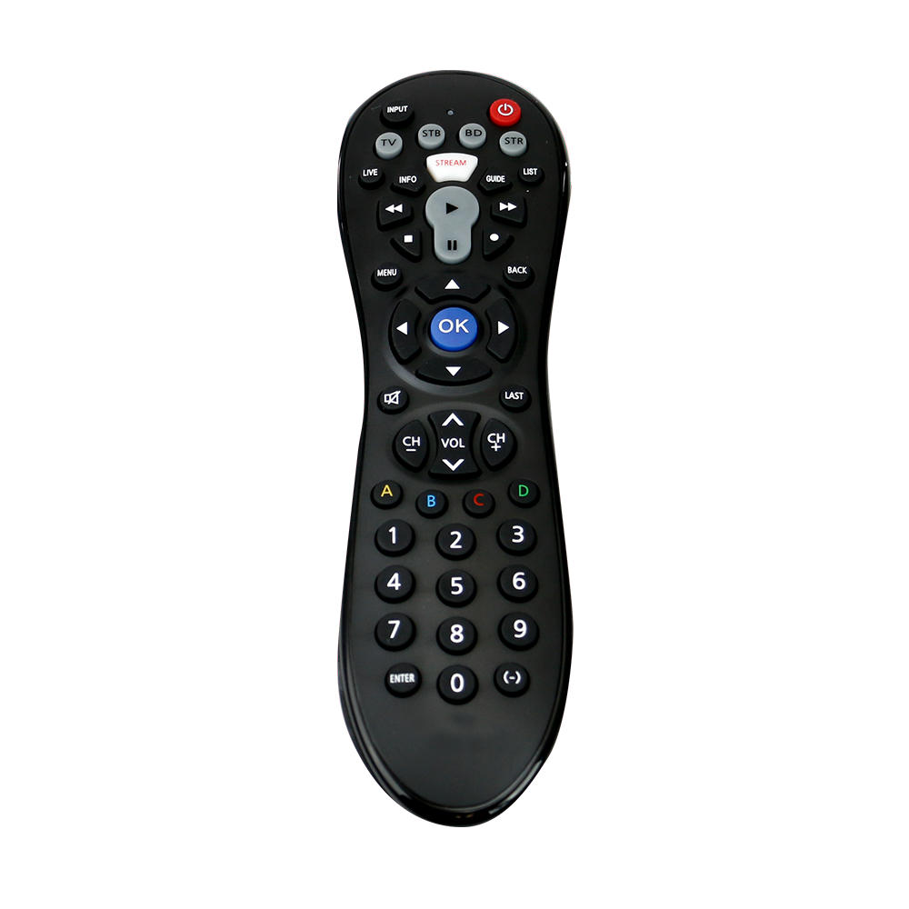 REM-20 QFX 4-in-1 Universal TV And Streaming Remote Control With Exten ...