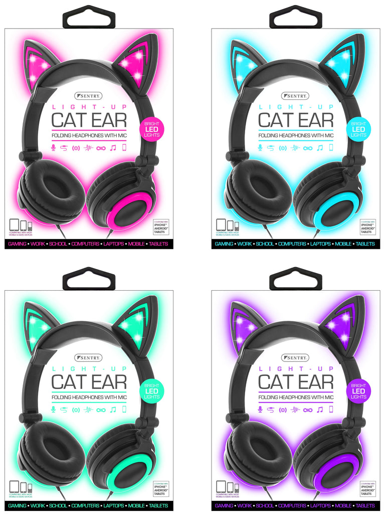 HMCAT Sentry Cat Kids Wired Headphones — M&M Merchandisers