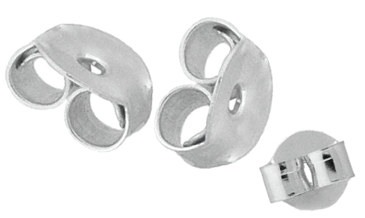 EN14-SS Small Silver Ear Nuts — M&M Merchandisers