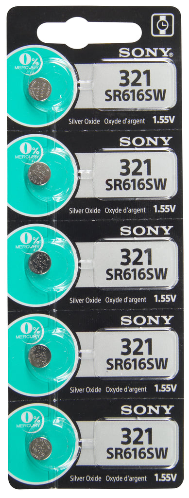 S321 Sony Watch Battery #321 Tear Strip — M&M Merchandisers