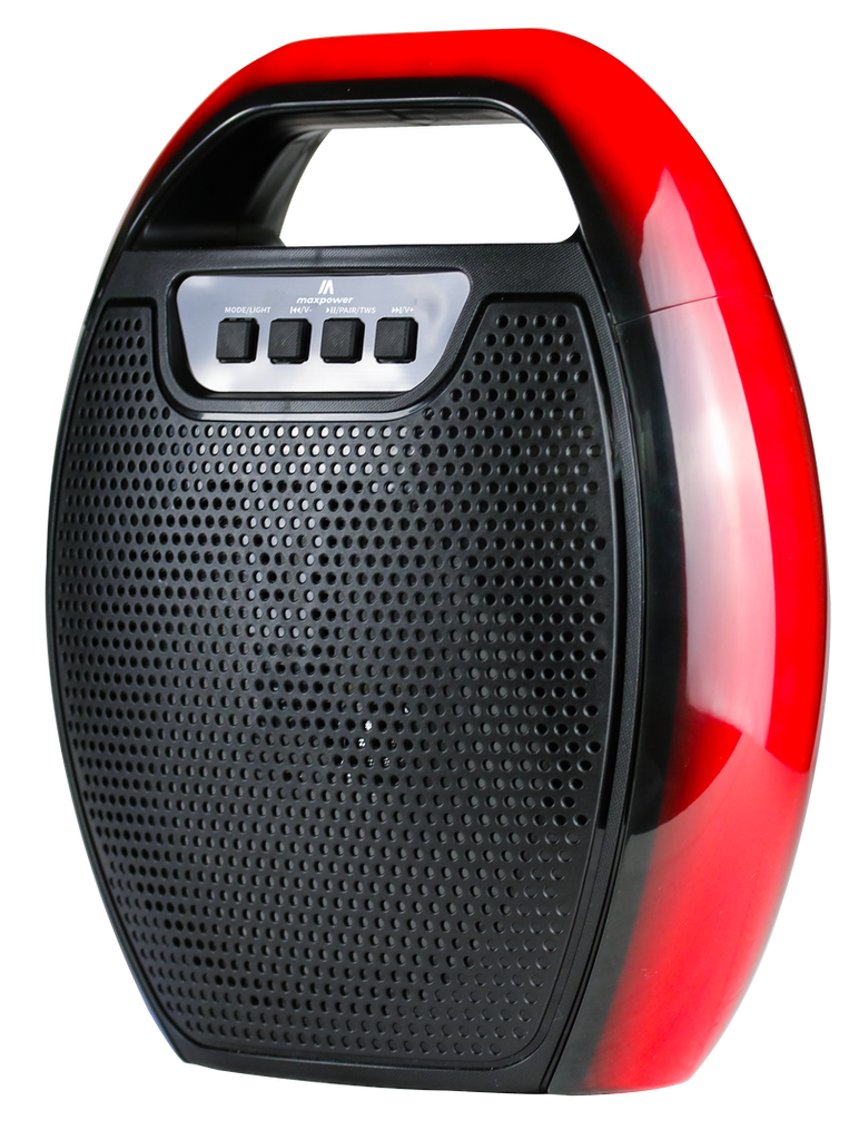 MPD659-HYPNOTIC 6.5 inch Portable Speaker with Mic and 7 Light Modes ...