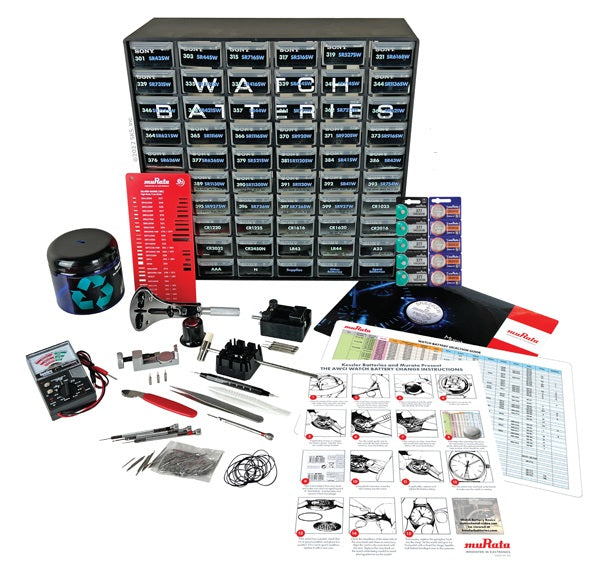 MBAT-STARTER-BASIC MuRata Battery Kit 175 pcs +Tools — M&M Merchandisers