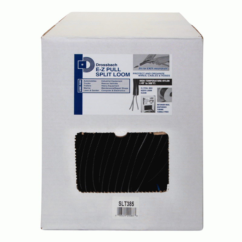 SLT385 Metra Split Loom Tubing 3/8 Inch - 500Ft Dispenser Box — M&M ...